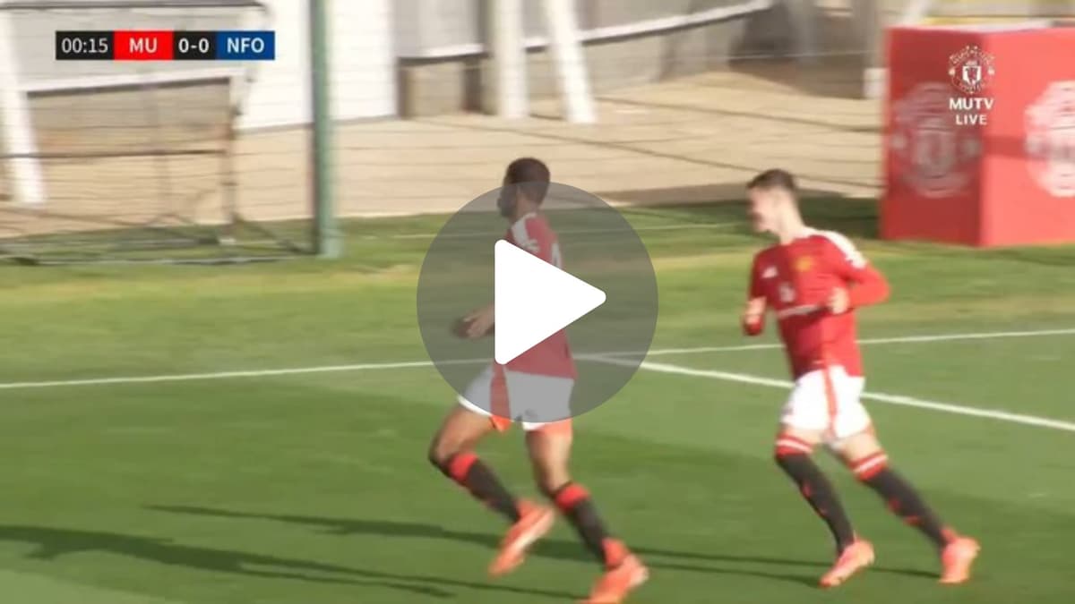 VIDEO: Chido Obi-Martin scores 14-minute HAT-TRICK in first Man Utd ...